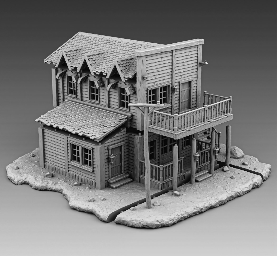 3D Big shop - TurboSquid 1945948