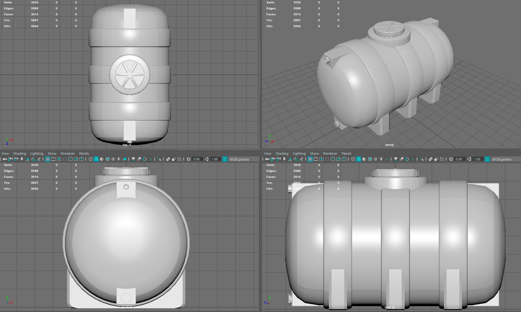 3D Water Tank - TurboSquid 1615231