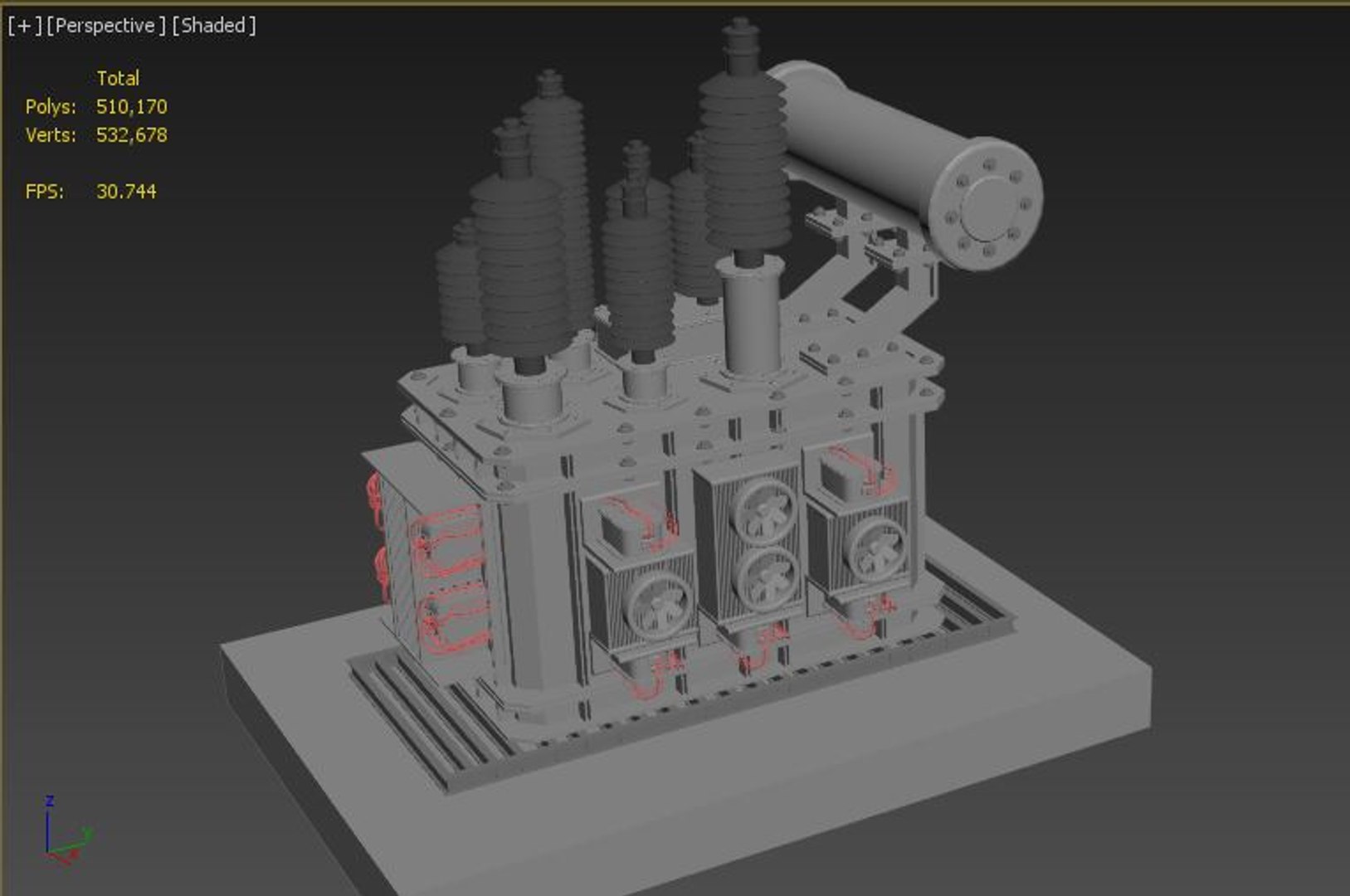 3D Industrial Transformer 02 Model - TurboSquid 1964669