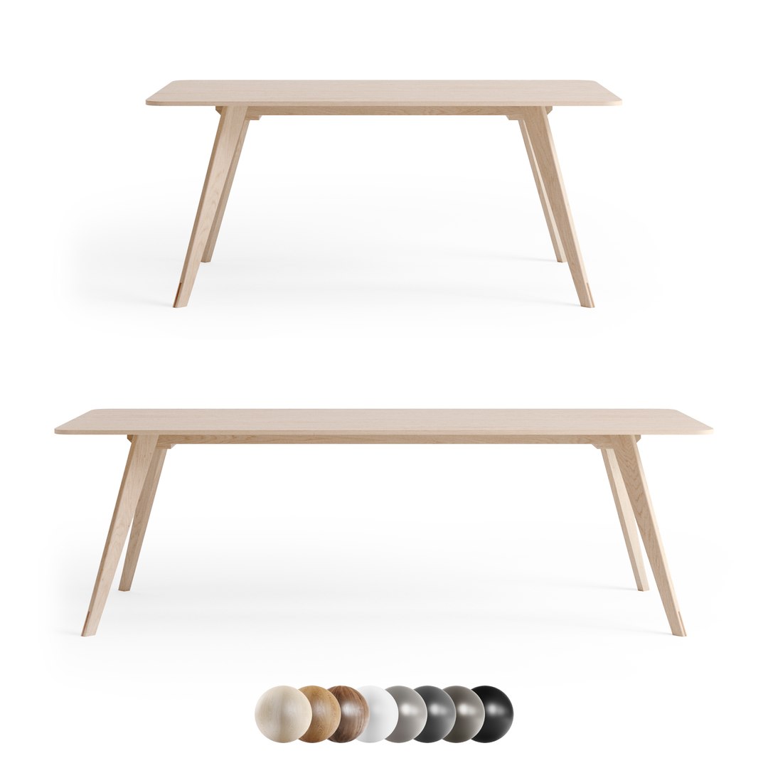 3D Bolia Dining Table New Mood1 model - TurboSquid 2128633