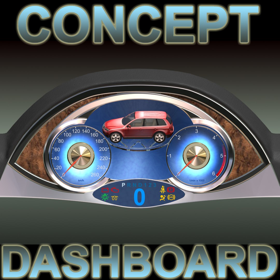 Concept Car Dashboard Max