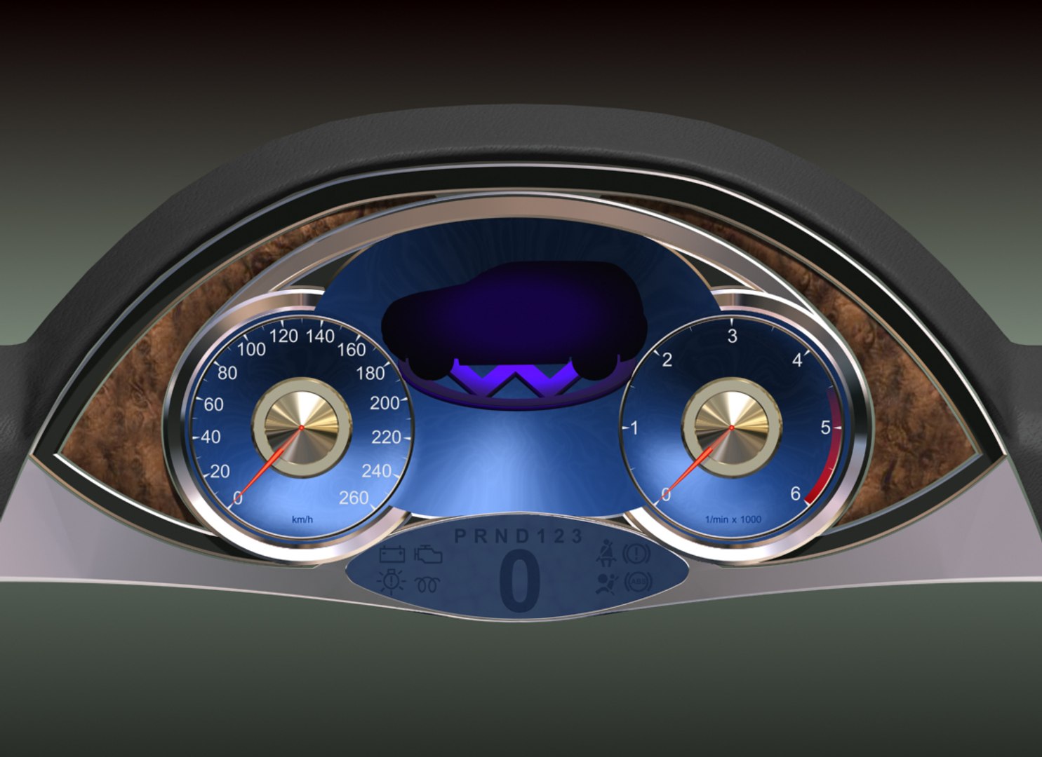 Concept Car Dashboard Max