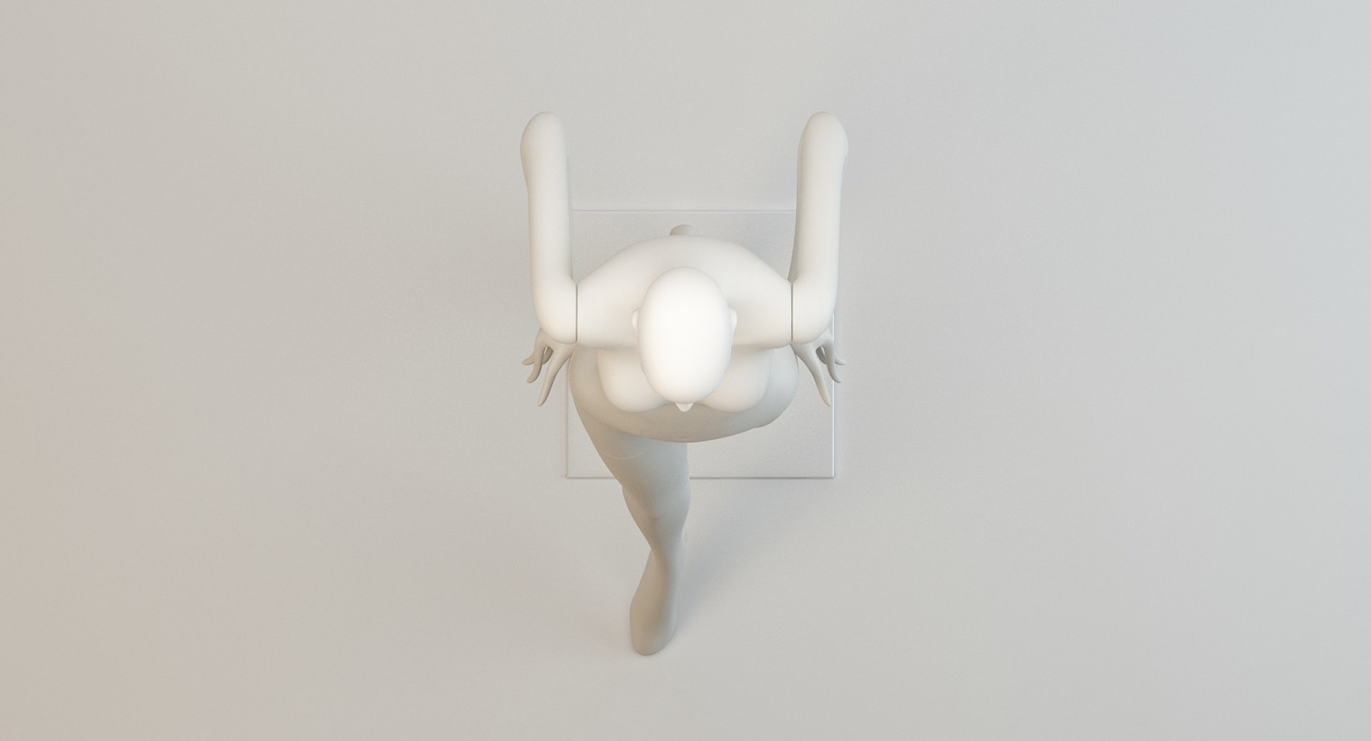 3d Bonaveri Mannequin Aloof Pose Model