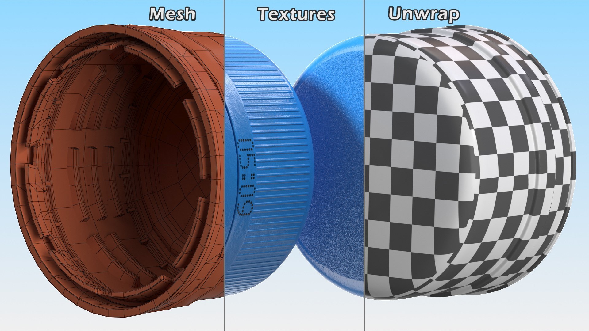 3D Model Bottle Caps Collection 4 - TurboSquid 2212284