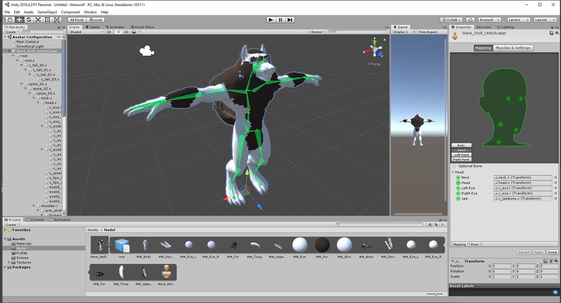 Realistic Werewolf Model - TurboSquid 1612777