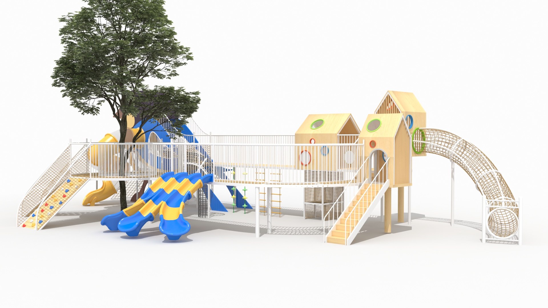 3D Bird Of Forest Animal Theme Playground - TurboSquid 2165074