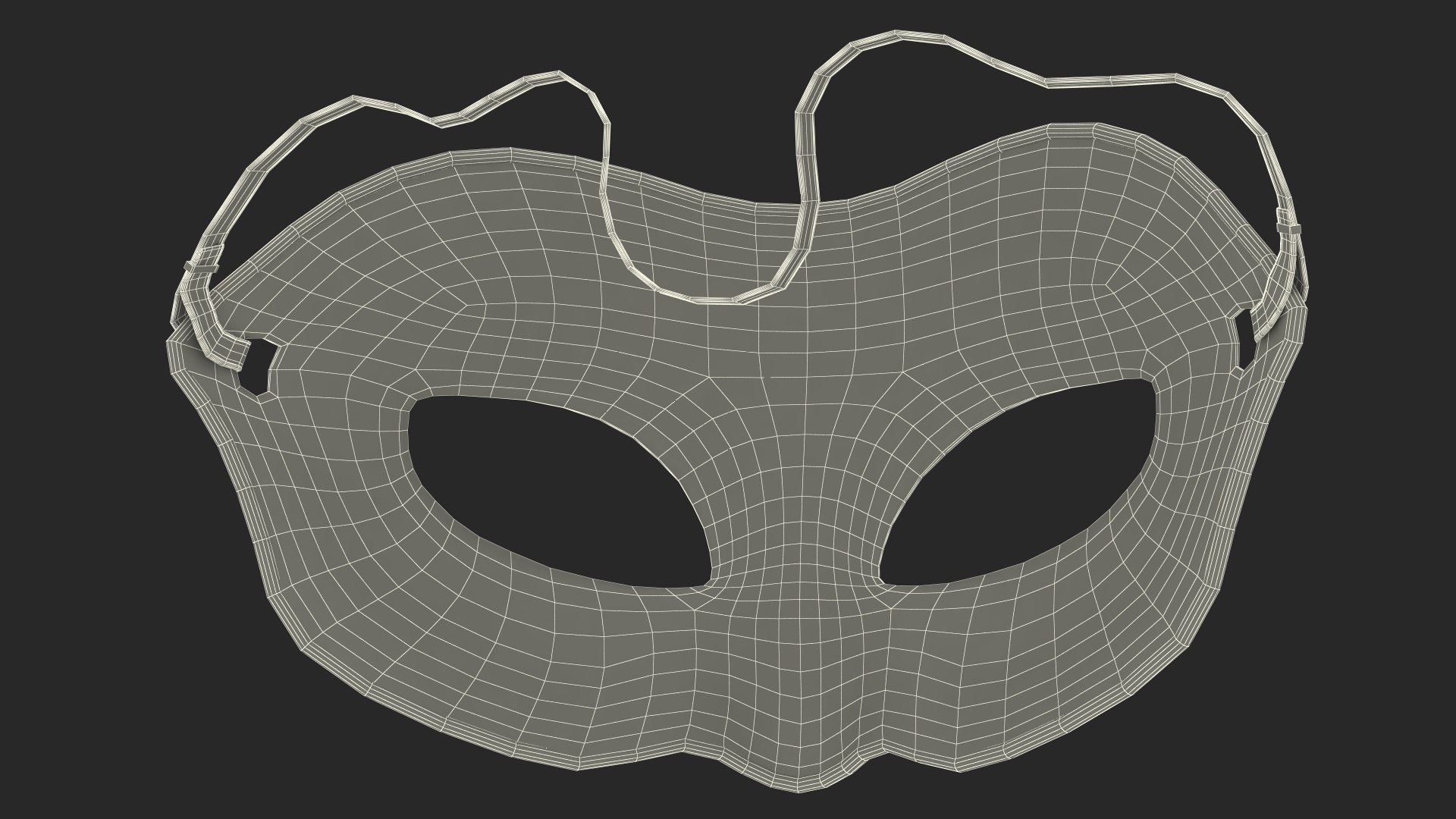 Masquerade Carnival Party Mask 3D - TurboSquid 2131015
