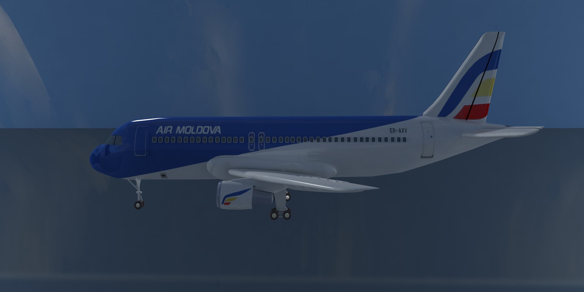 3d Airbus A320