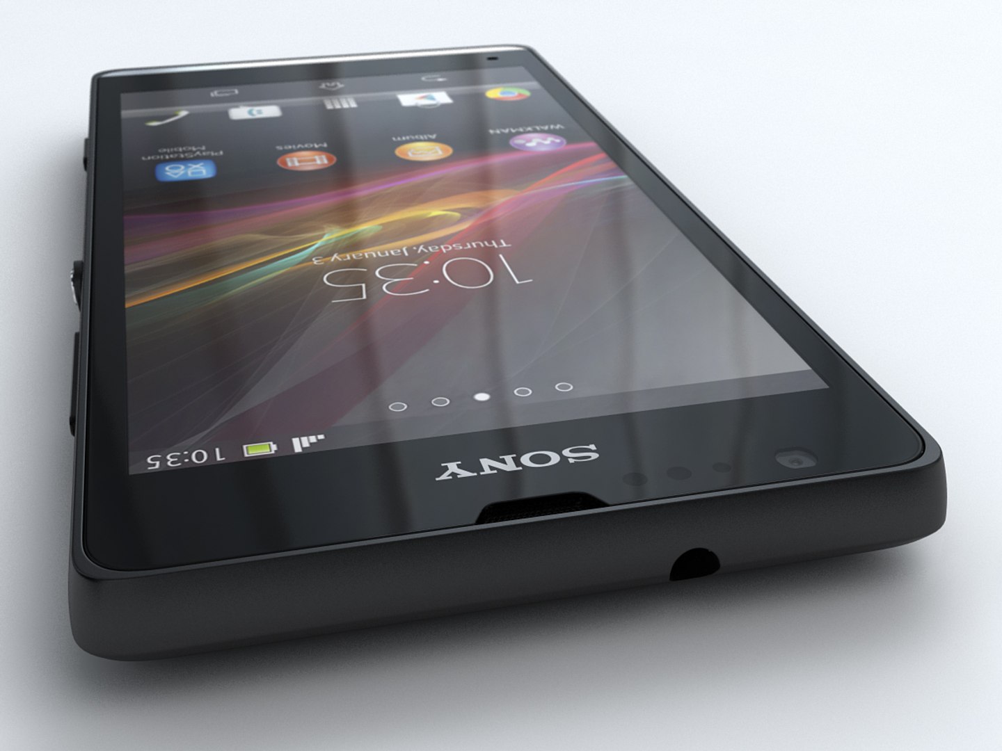 sony xperia sp mobile phone 3d max