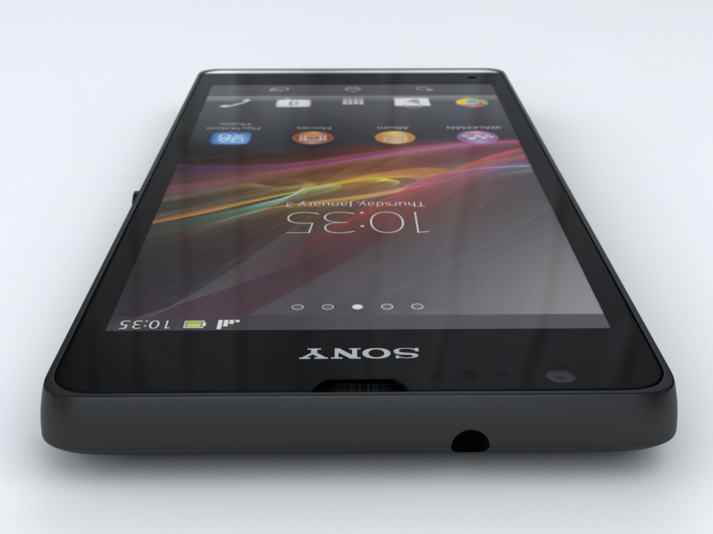 sony xperia sp mobile phone 3d max