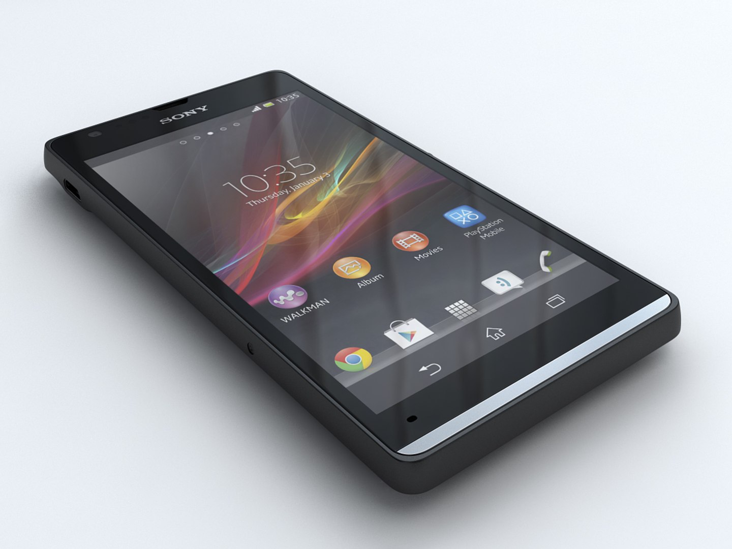 sony xperia sp mobile phone 3d max