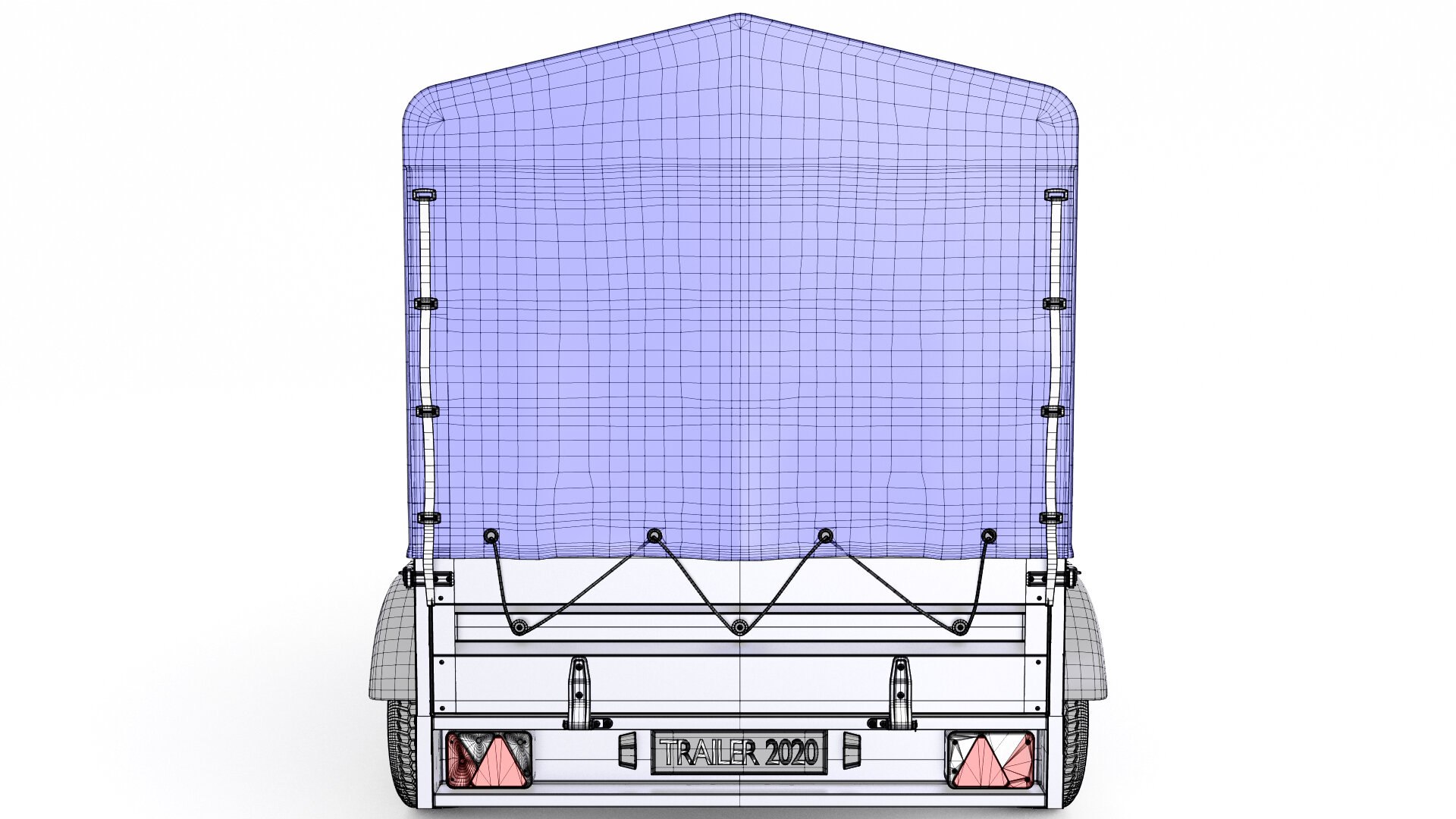 3D realistic trailer model - TurboSquid 1594557
