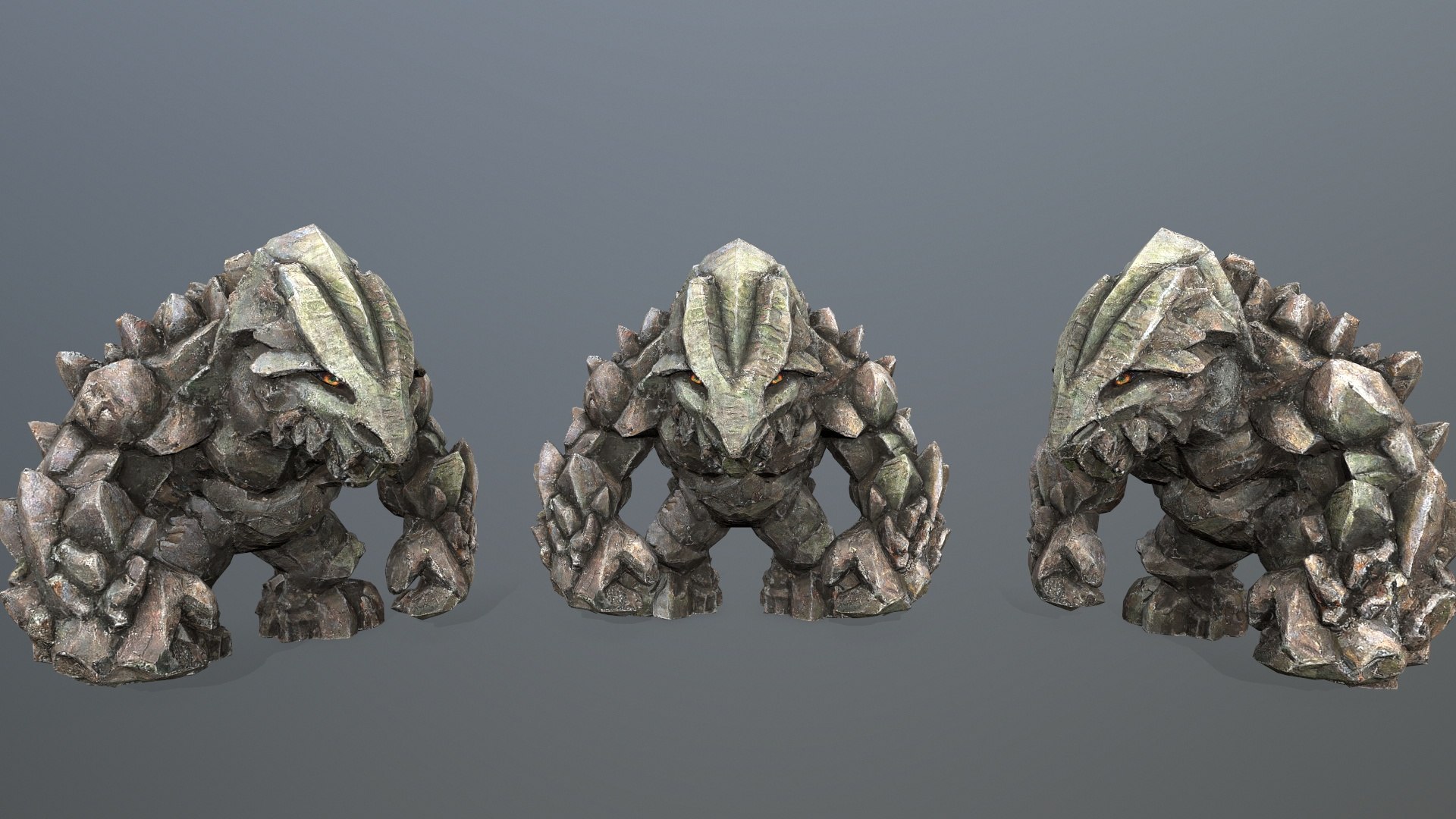Stone Monster 3D - TurboSquid 2386540