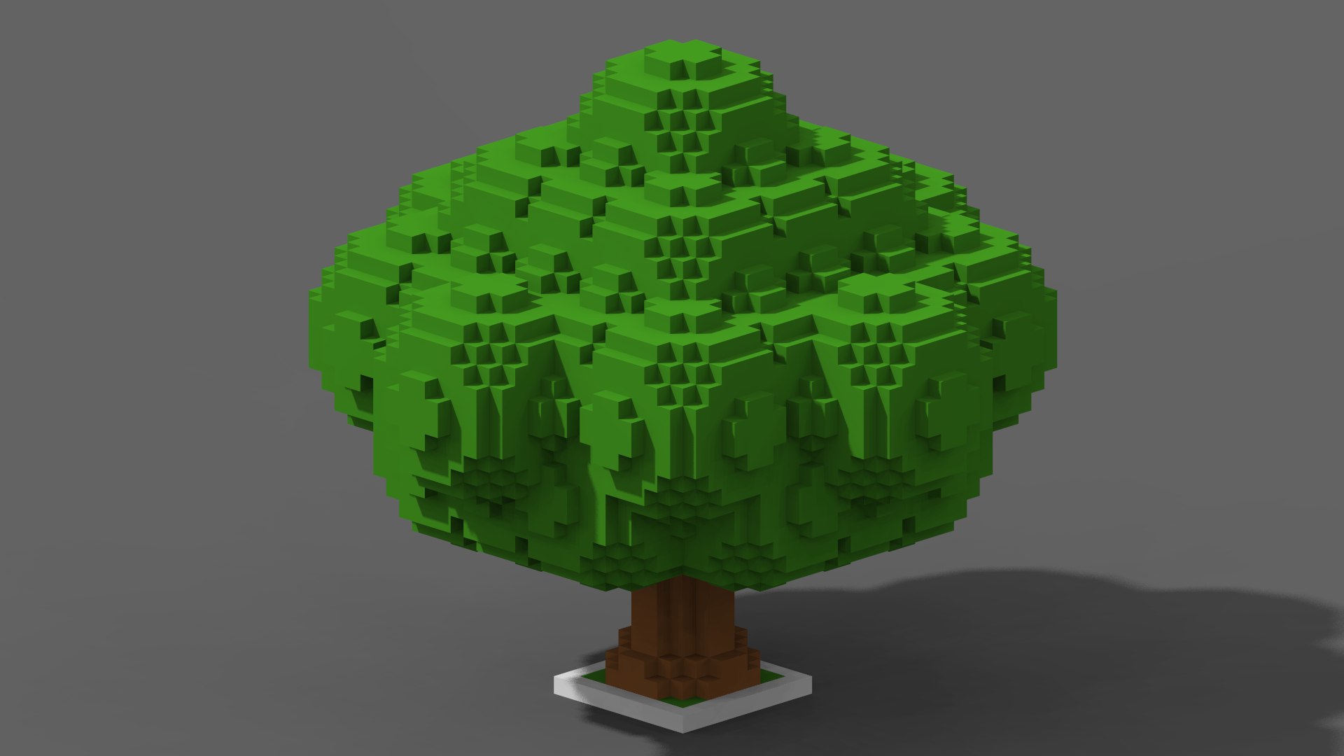 Voxel tree 3D - TurboSquid 1353206