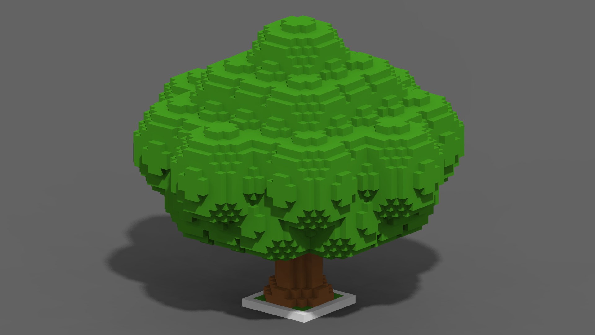 Voxel tree 3D - TurboSquid 1353206