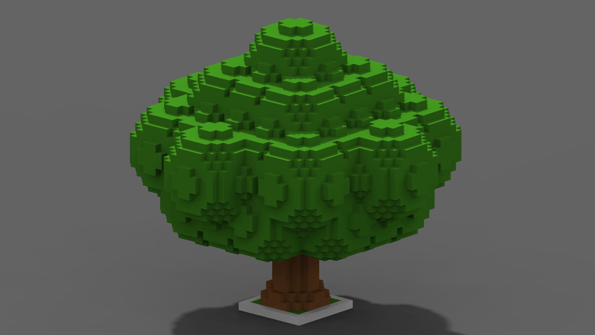 Voxel tree 3D - TurboSquid 1353206
