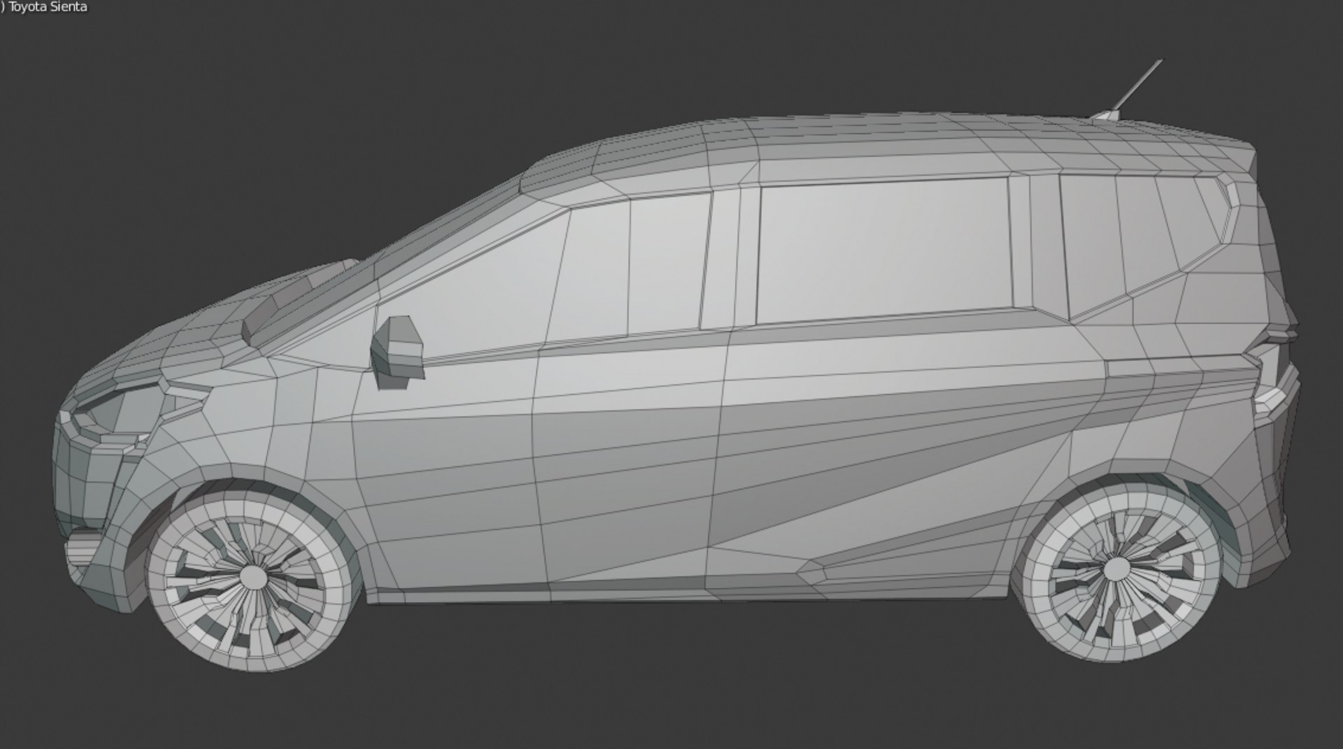 Toyota Sienta 3D Model - TurboSquid 1686575