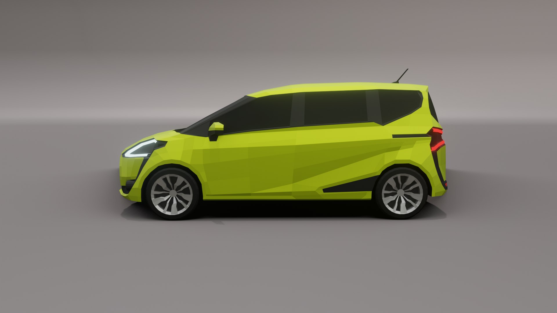 Toyota Sienta 3D Model - TurboSquid 1686575