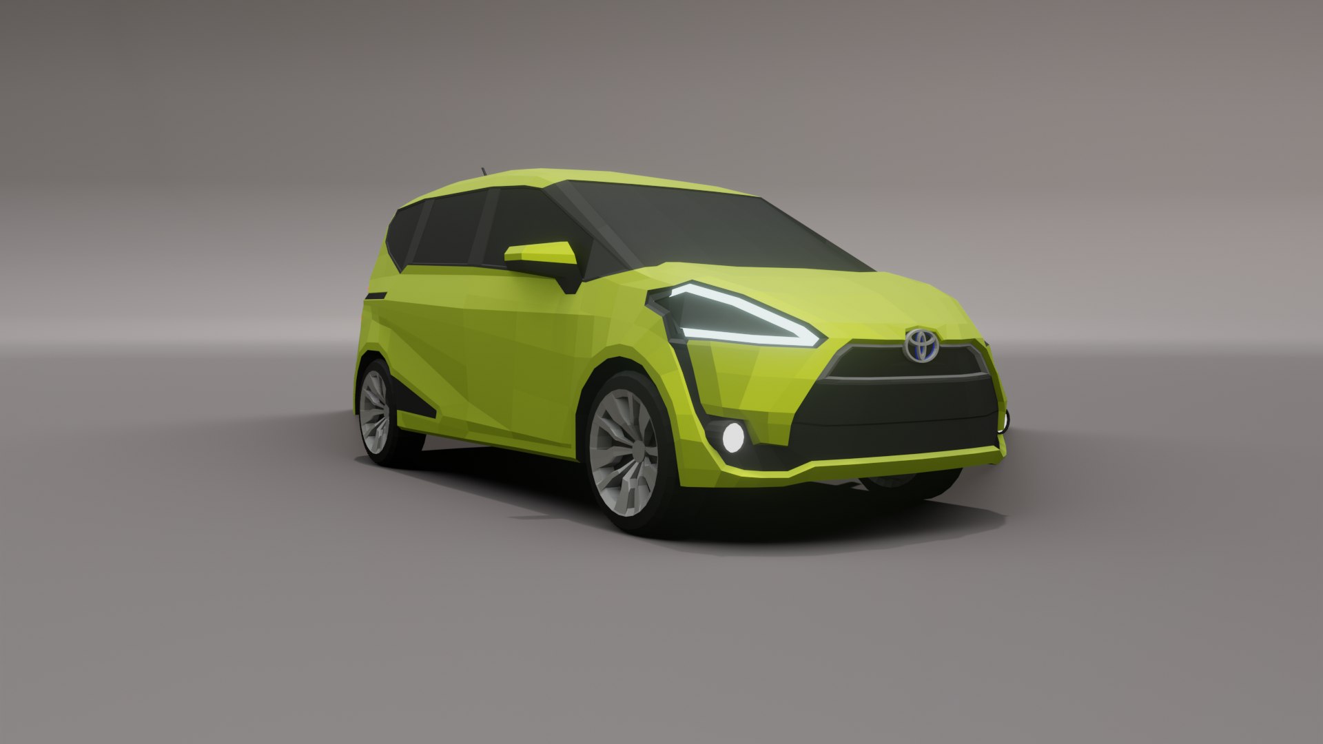 Toyota Sienta 3D Model - TurboSquid 1686575