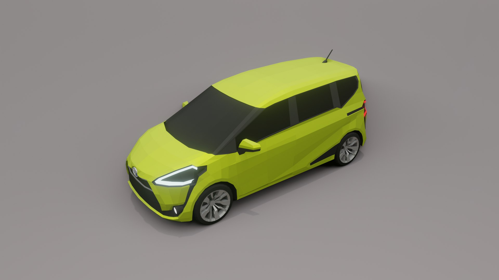 Toyota Sienta 3D Model - TurboSquid 1686575