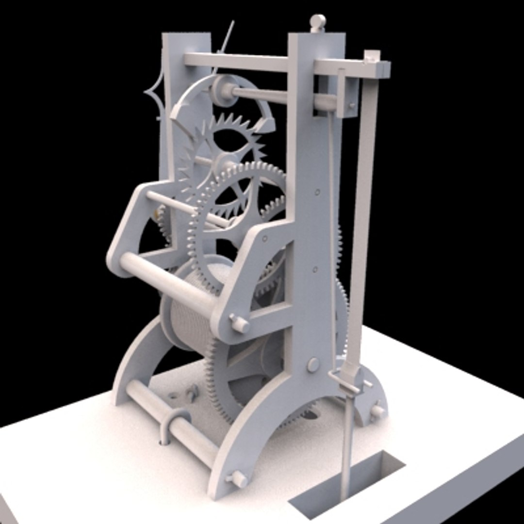 3d Timepiece Clock Nathaniel Dominy