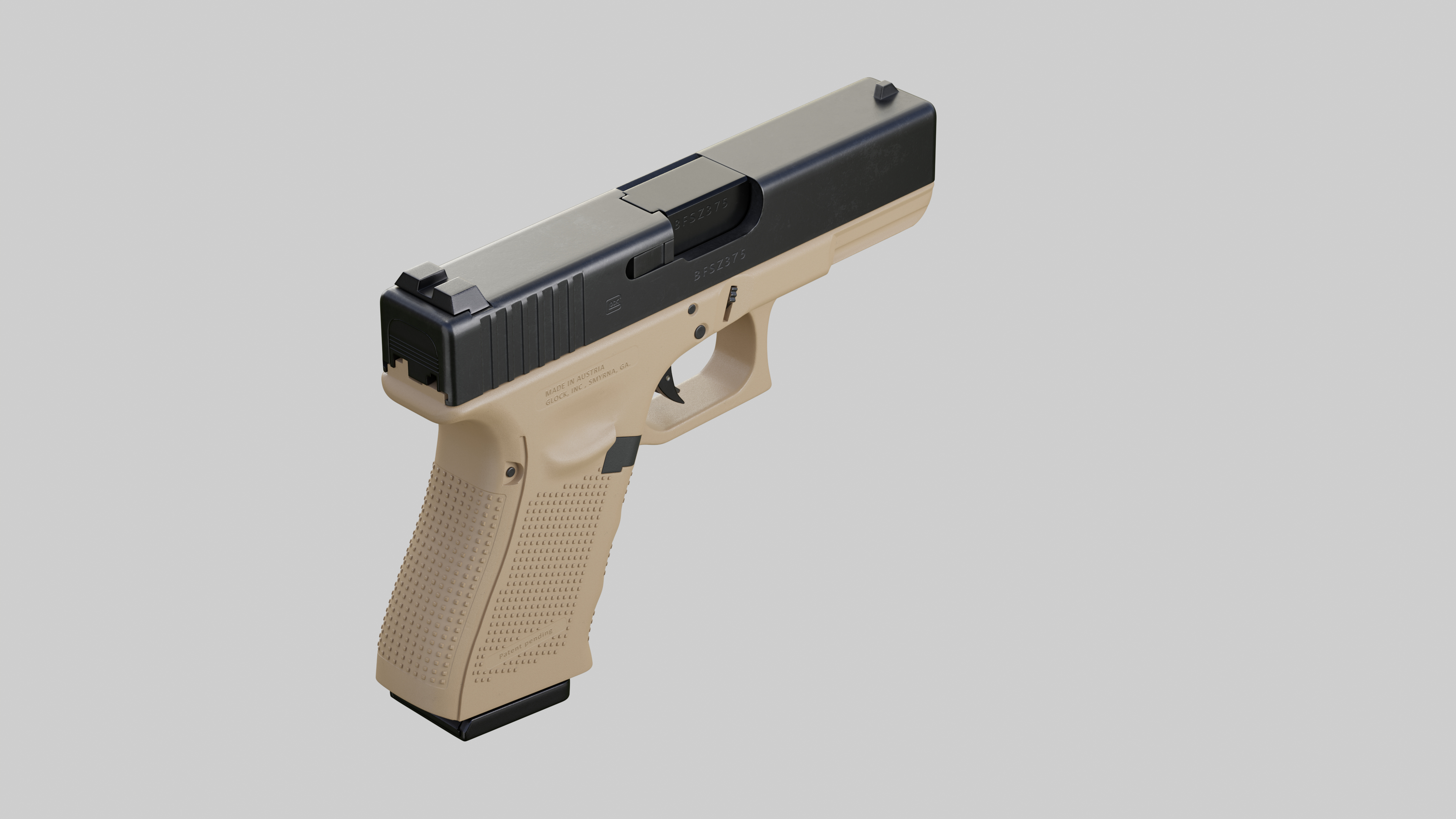 Glock 19 Gen 4 Custom Modelo 3D - TurboSquid 1984692