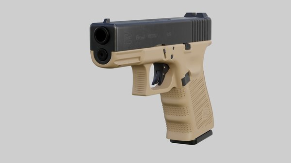 Glock 19 Gen 4 Custom Modelo 3D - TurboSquid 1984692