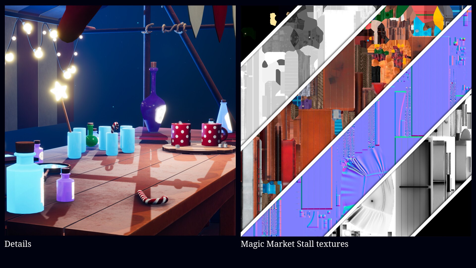 Magic Market Stall 3D - TurboSquid 1885504