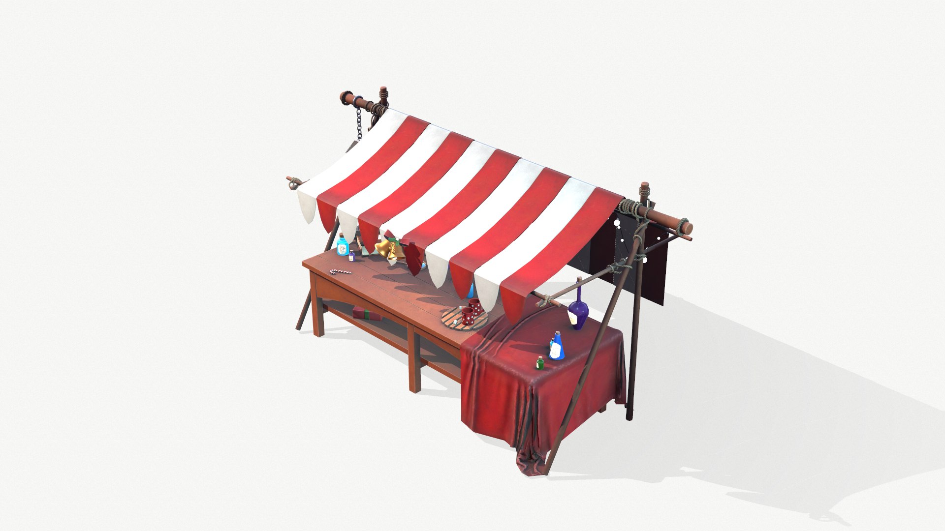Magic Market Stall 3D - TurboSquid 1885504