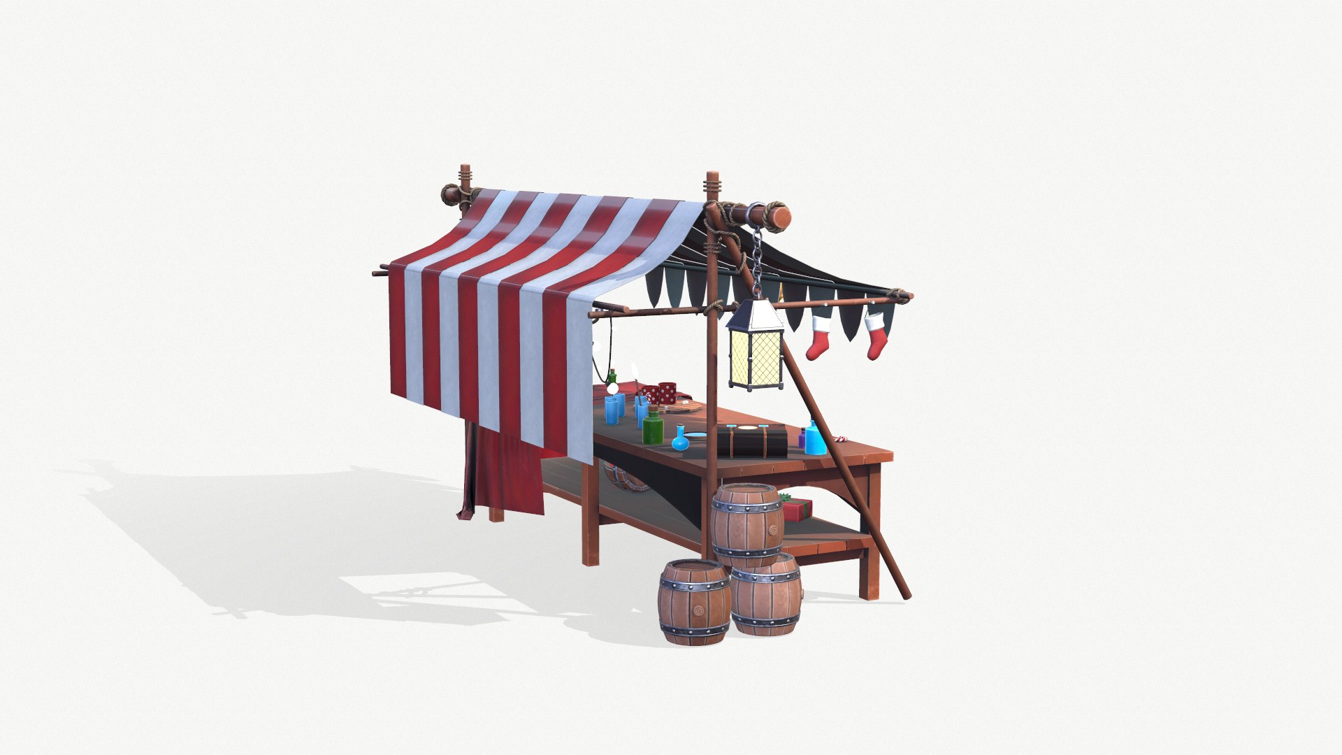 Magic Market Stall 3D - TurboSquid 1885504