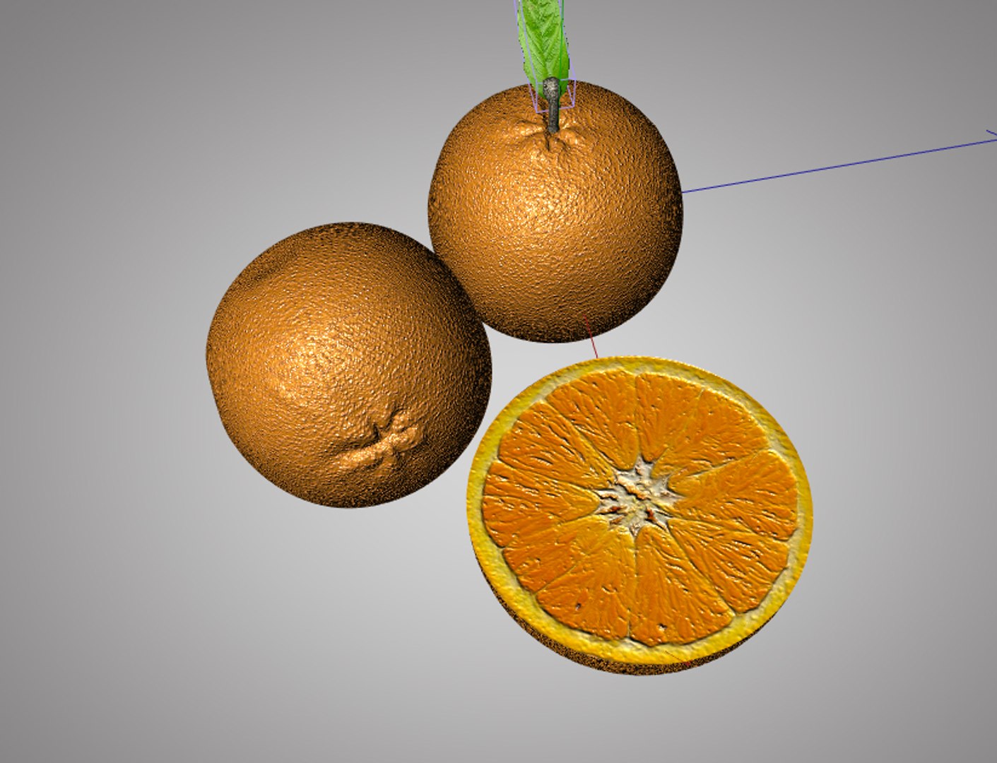 3D orange fruit - TurboSquid 1541692