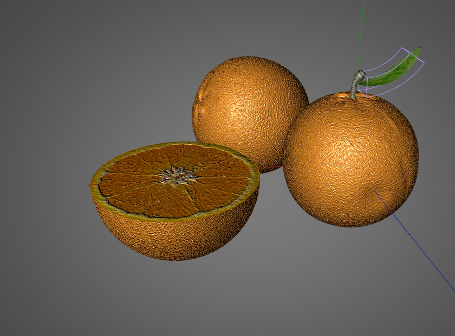 3D orange fruit - TurboSquid 1541692