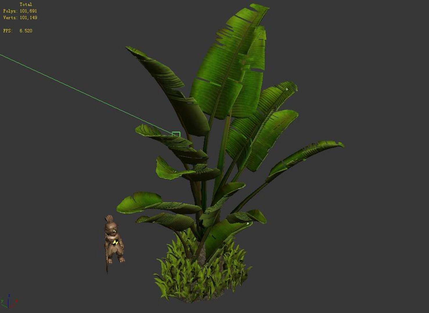 Large Leaf Plant - 3D Model - TurboSquid 1448468