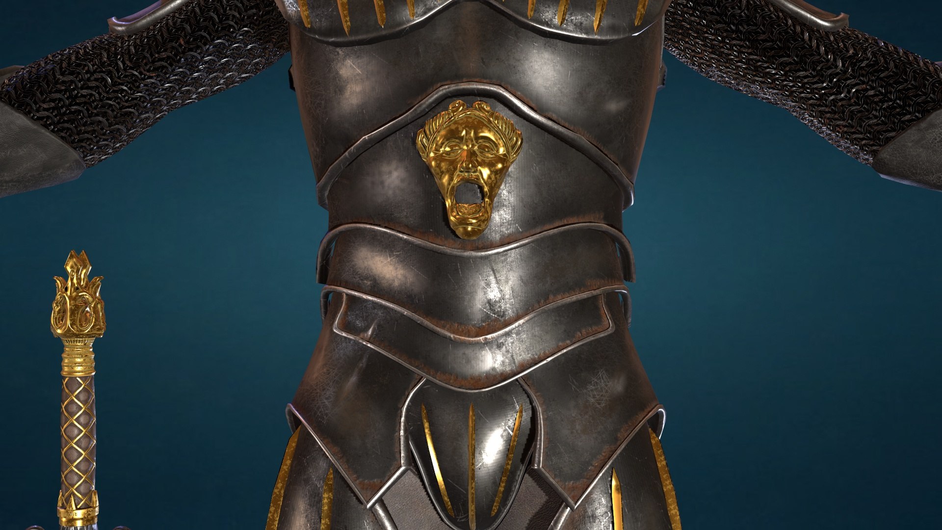 3D Dark Fantasy Knight Model - TurboSquid 2393121