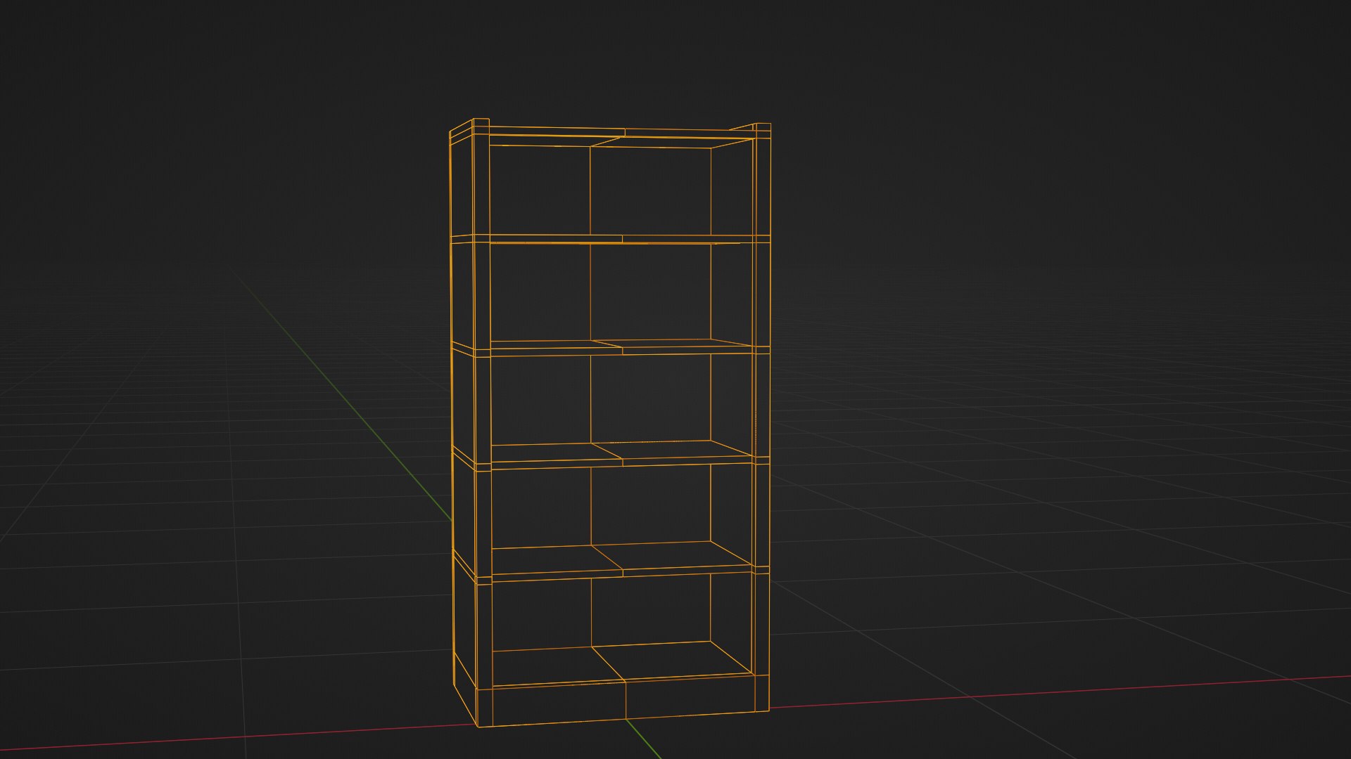 Simple Bookshelf1 3D Model - TurboSquid 1866927