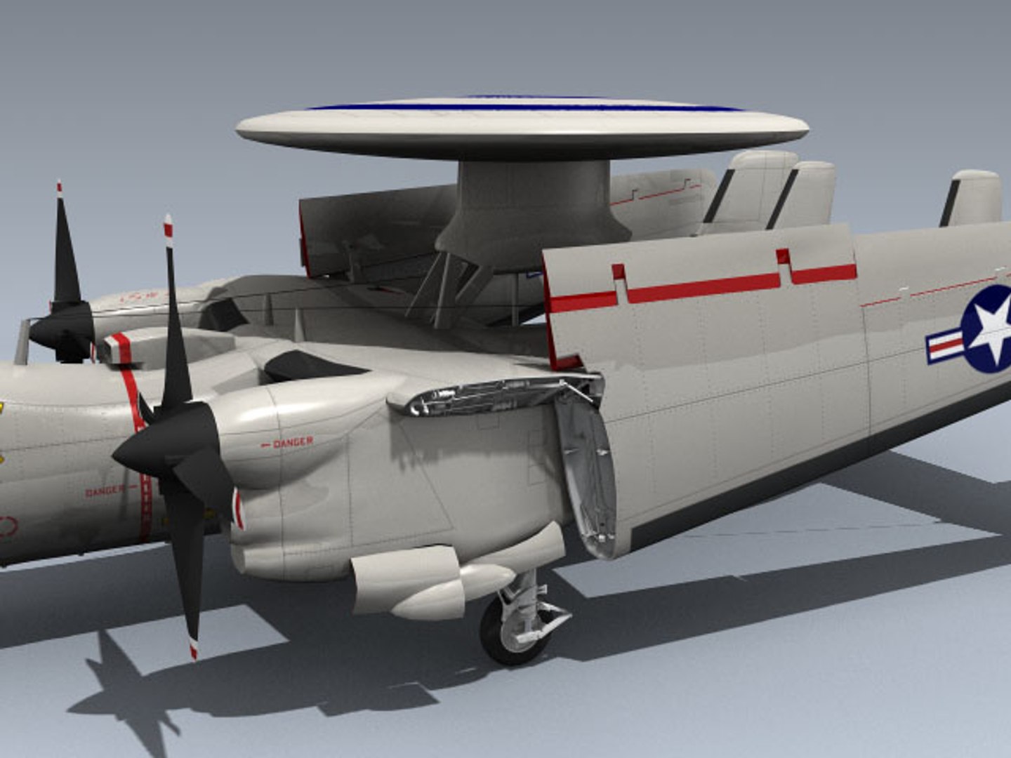3d E-2c Hawkeye Model
