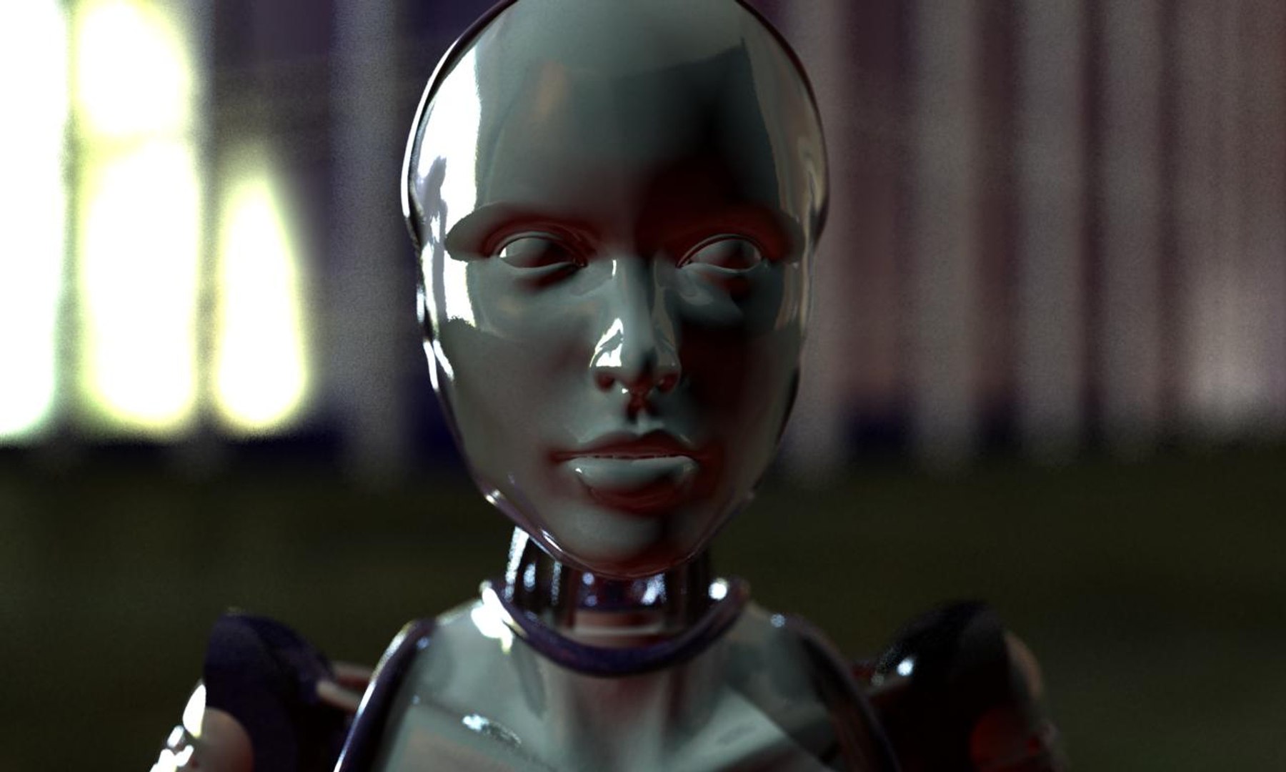 Free 3ds Mode Robot Female