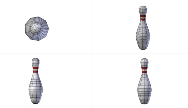 free bowling pin 3d model