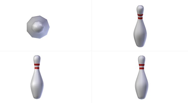 free bowling pin 3d model