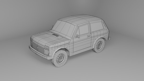 modelo 3d Lada Niva de baja poligonización - TurboSquid 2359632