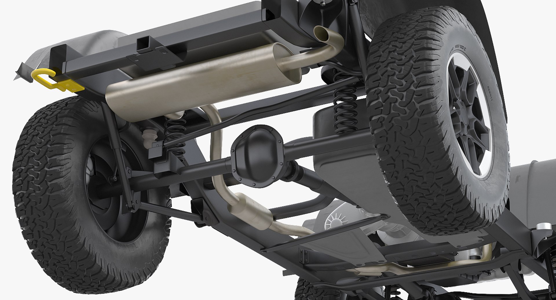 3D Suv 4x4 Chassis Rigged - TurboSquid 1400005