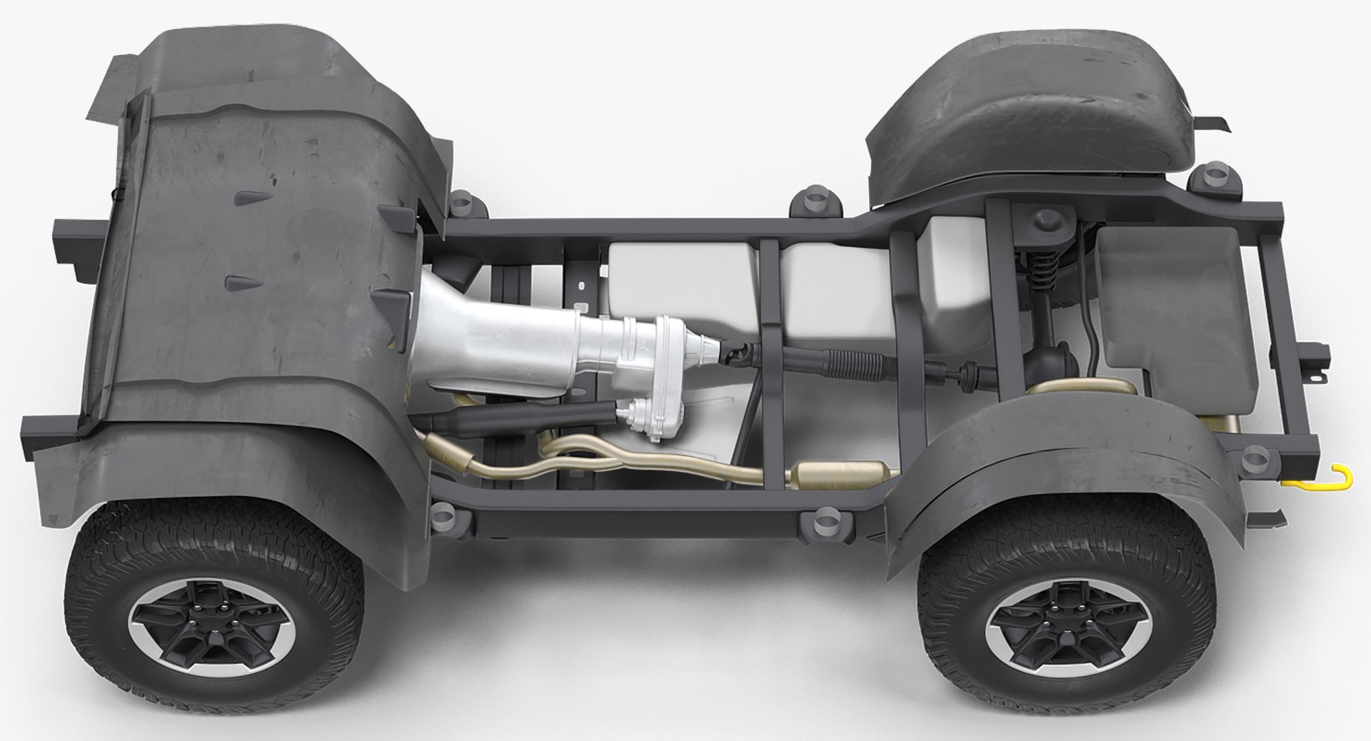 3D Suv 4x4 Chassis Rigged - TurboSquid 1400005