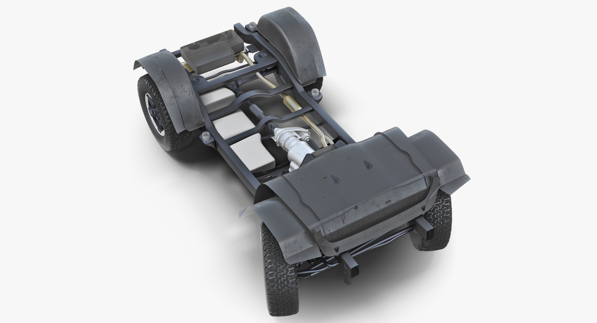 3D suv 4x4 chassis rigged - TurboSquid 1400005