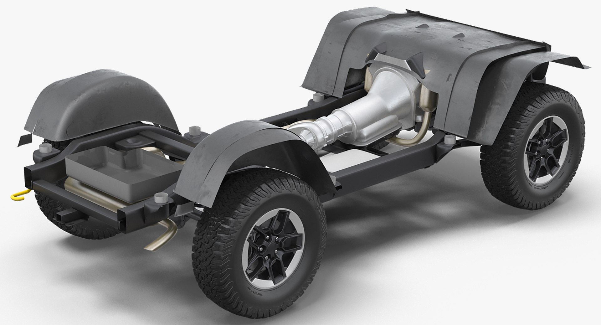 3D Suv 4x4 Chassis Rigged - TurboSquid 1400005