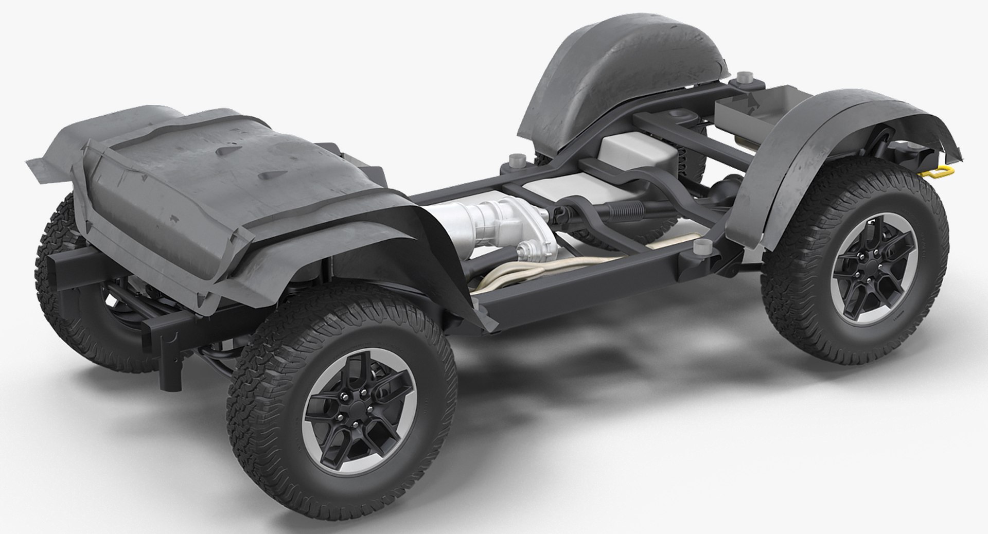 3D Suv 4x4 Chassis Rigged - TurboSquid 1400005