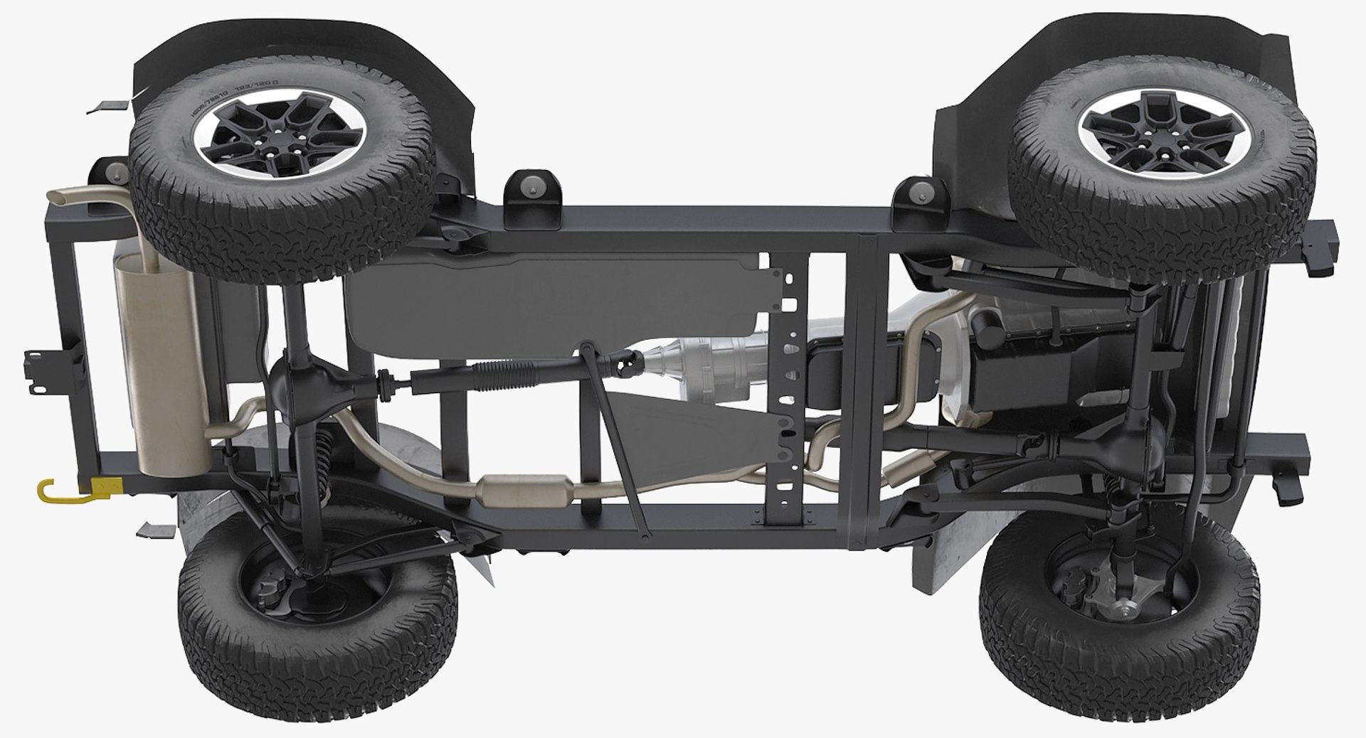 3D Suv 4x4 Chassis Rigged - TurboSquid 1400005