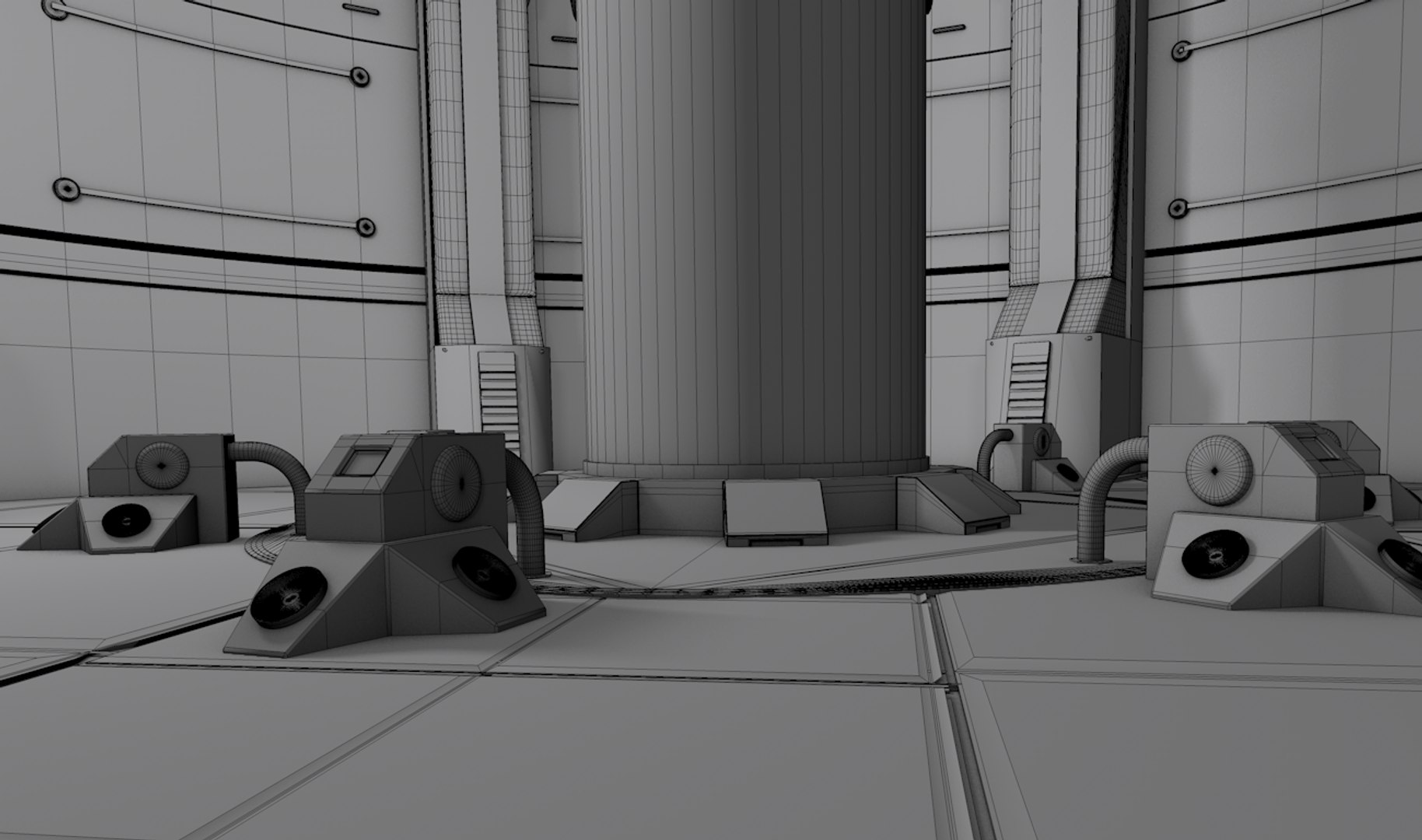 Futuristic Laboratory 3D Model - TurboSquid 1402864