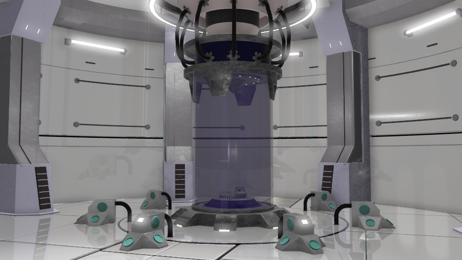 Futuristic Laboratory 3D Model - TurboSquid 1402864