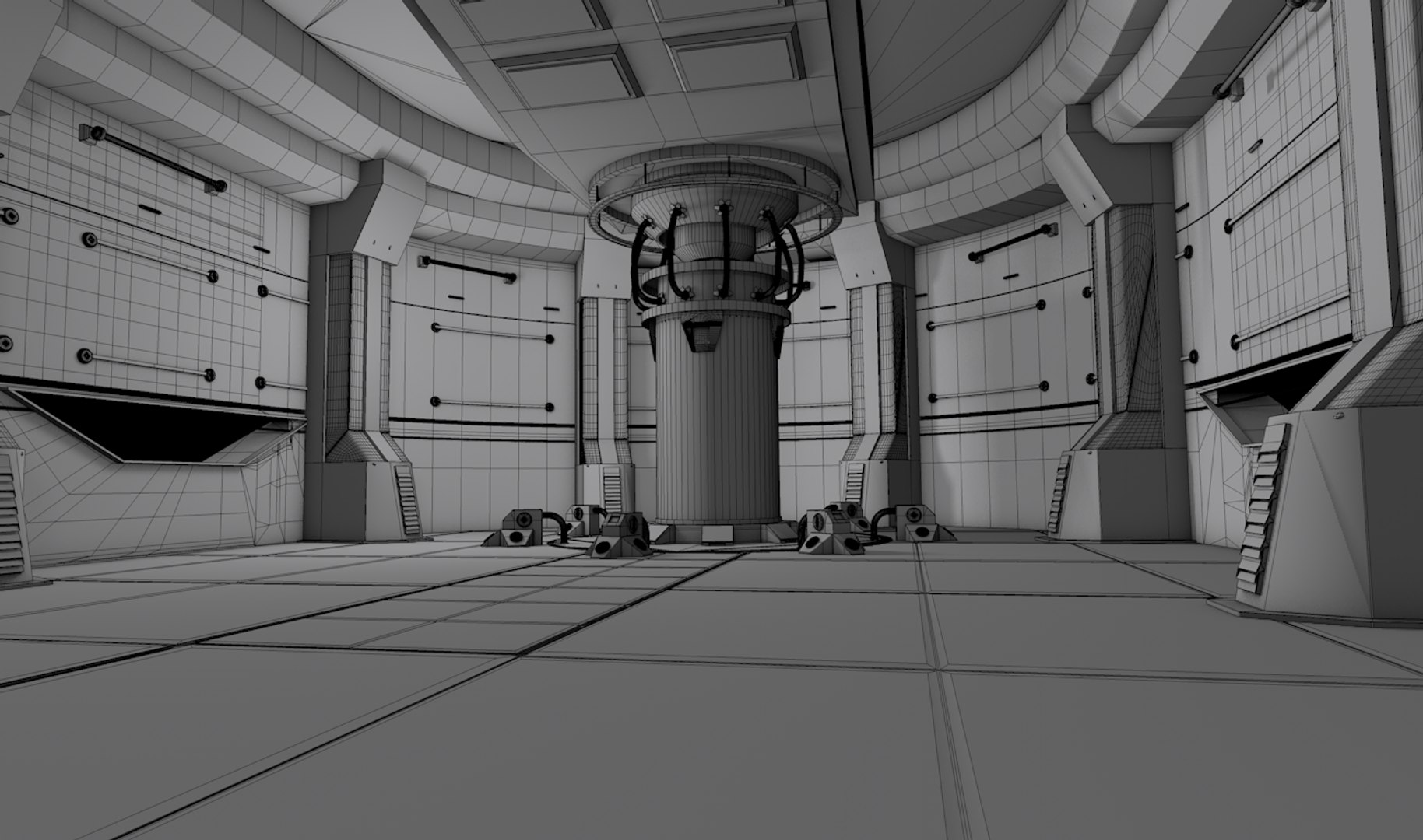 Futuristic Laboratory 3D Model - TurboSquid 1402864