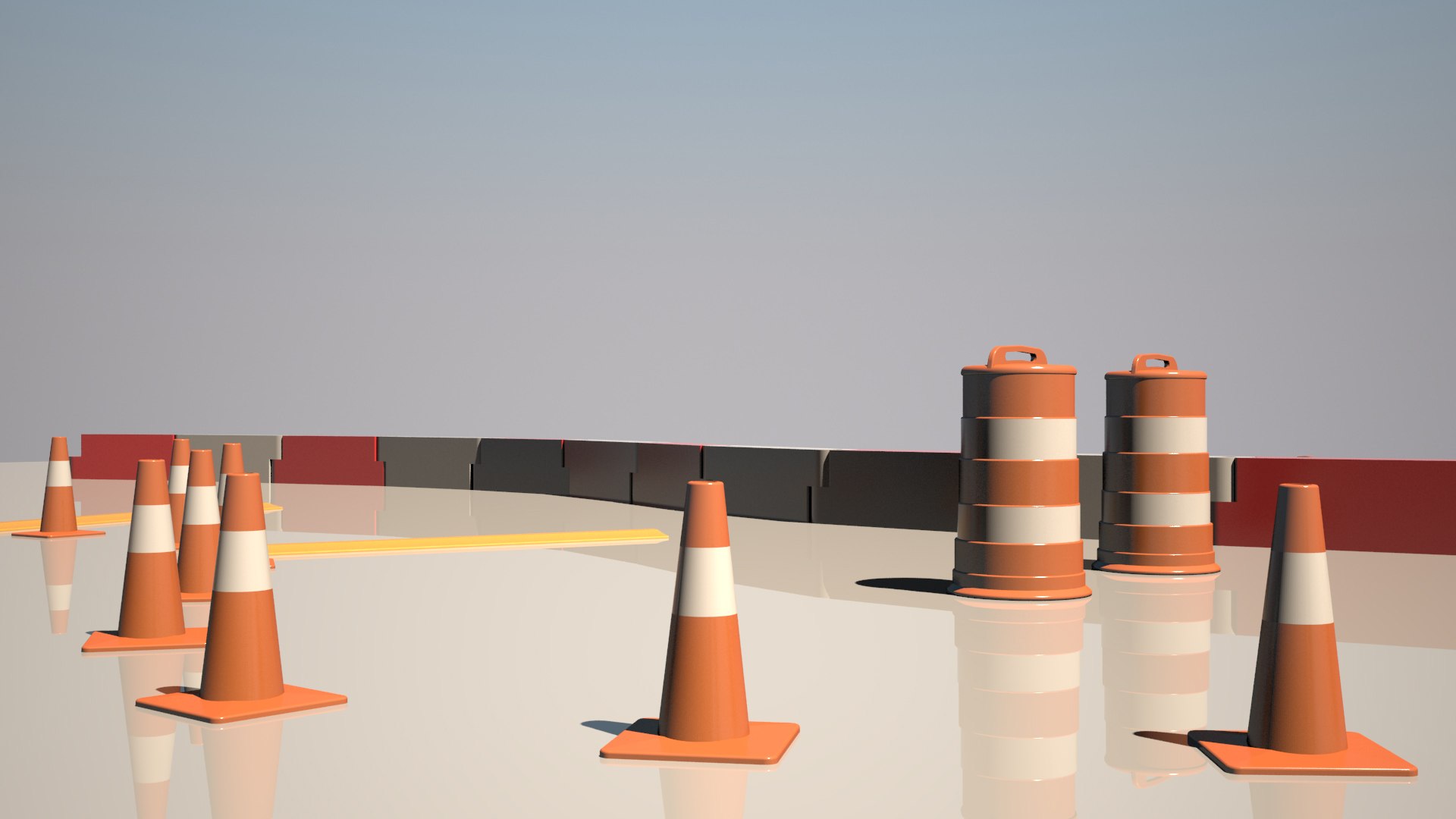 Traffic Objects 3D Model - TurboSquid 2007128